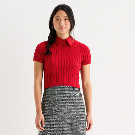 Click here for by&by Womens Juniors Short Sleeve Polo Shirt  Xx-l... prices