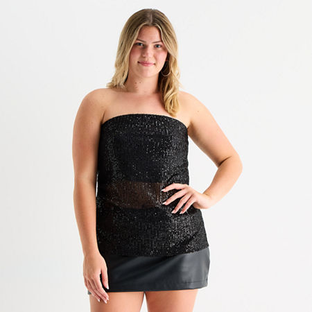 Click here for Forever 21 Womens Juniors Plus Tube Top  3x  Black prices