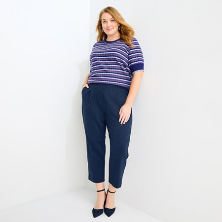Click here for Liz Claiborne Ponte Tapered Womens Plus Slim Trous... prices
