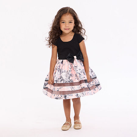 Click here for Bonnie Jean Toddler Girls Short Sleeve Fit + Flare... prices
