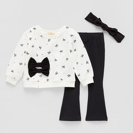 Click here for Btween Baby Girls 2-pc. Legging Set  24 Months  Wh... prices