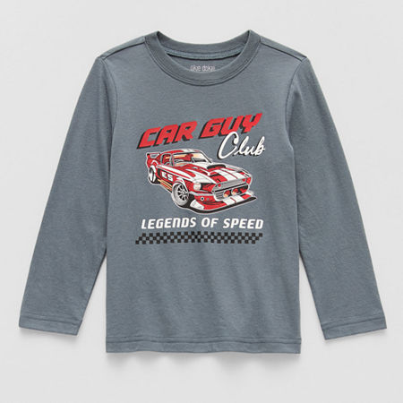 Click here for Okie Dokie Toddler & Little Boys Crew Neck Long Sl... prices