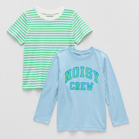 Click here for Okie Dokie Toddler & Little Boys Crew Neck Short S... prices