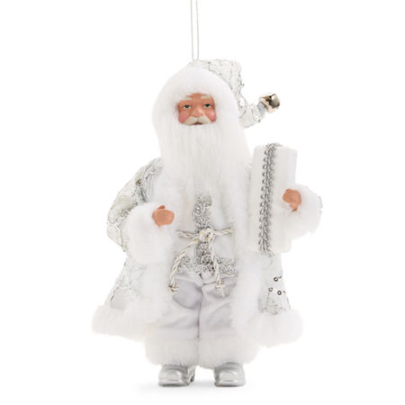 Click here for North Pole Trading Co. White Silver Jumbo Santa Ch... prices