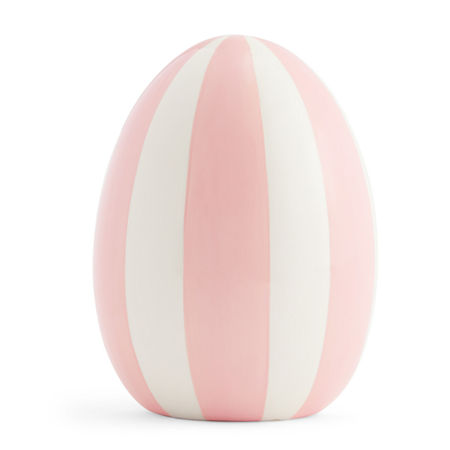 Click here for Layerings 7 Stripe Egg Easter Tabletop Decor  One... prices