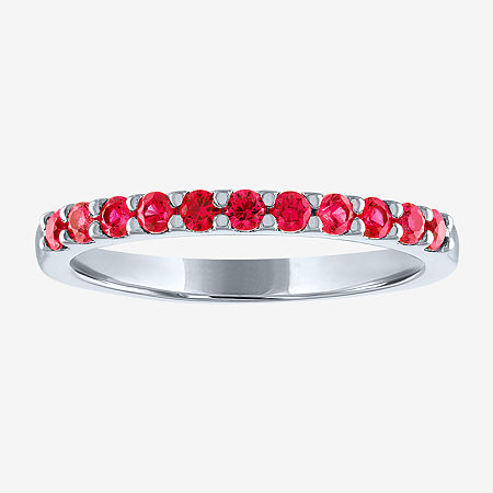 Click here for Gemstone Sterling Silver Stackable Ring  7  Ruby prices