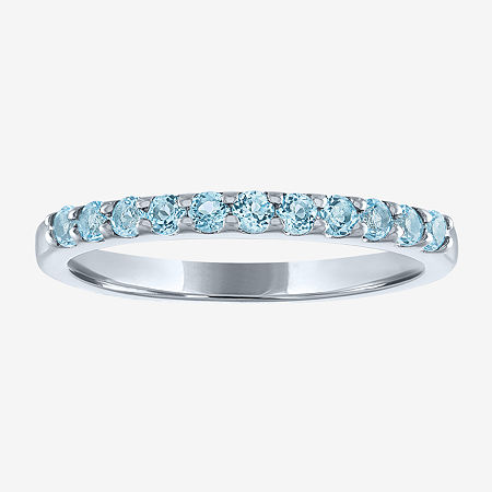 Click here for Gemstone Sterling Silver Stackable Ring  6  Blue T... prices