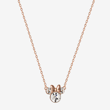 Click here for Disney Collection Girls White Crystal 14K Rose Gol... prices