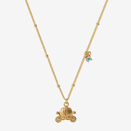 Click here for Disney Collection Carriage Womens Blue Cubic Zirco... prices