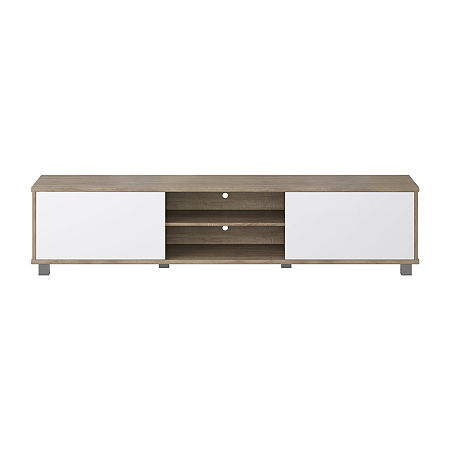 Click here for Hollywood TV Stand with Pillar Legs  One Size  Bro... prices