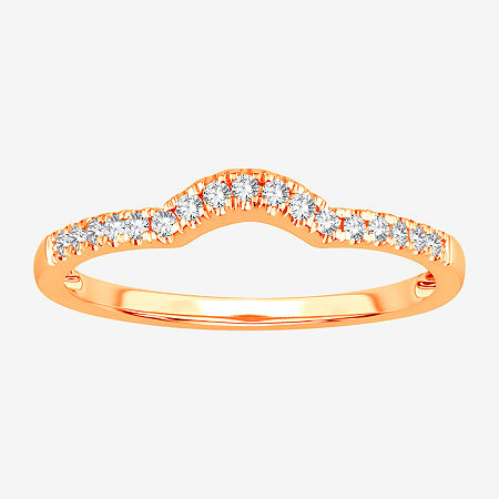 Click here for 2MM 1/8 CT.T.W. Natural Diamond 10K Gold Wedding B... prices