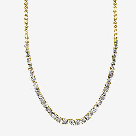 Click here for Effy Womens Diamond Sterling Silver 18 Inch Tennis... prices