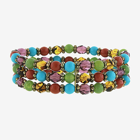 Click here for 1928 Womens Beaded Bracelet  One Size  Multiple Co... prices