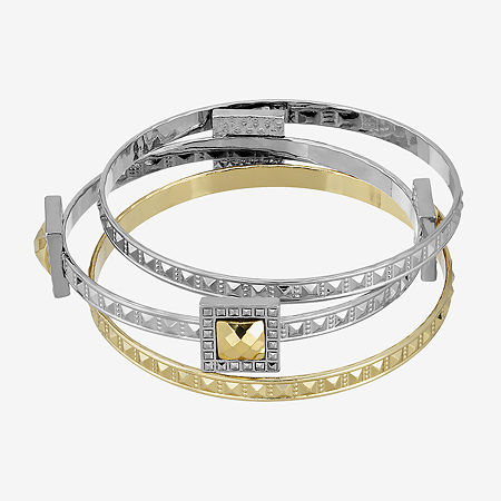 Click here for 1928 Silver & Gold Tone Womens 3-pc. Bracelet Set... prices