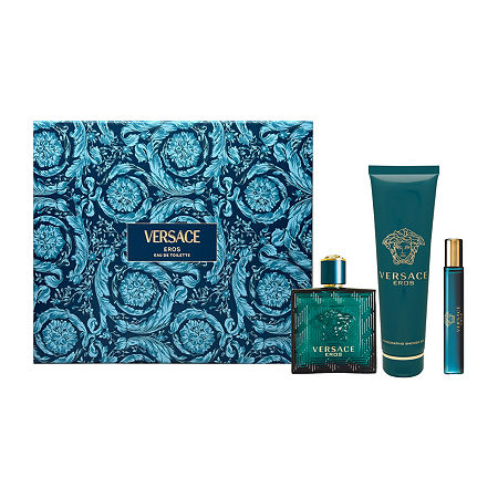 Versace Eros For Men Eau De Toilette 3-Pc Gift Set ($160 Value)  One Size  Eros