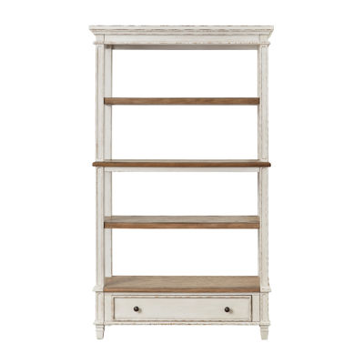 Signature Design by Ashley Realyn 75" Bookcase with 3 Shelves, Color ...