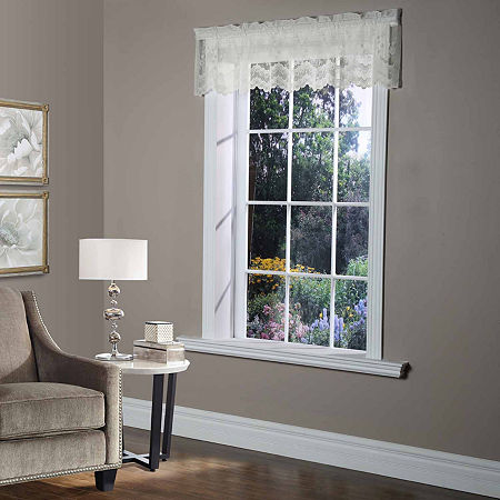 Click here for Mona Lisa Rod Pocket Scallop Valance  One Size  Be... prices
