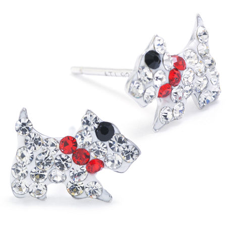 Click here for Silver Treasures Dog White Crystal Sterling Silver... prices
