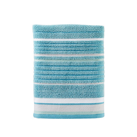 Saturday Knight Seabrook Stripe Bath Towel - Teal