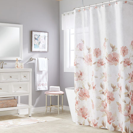 Click here for Saturday Knight Misty Floral Shower Curtain  One S... prices