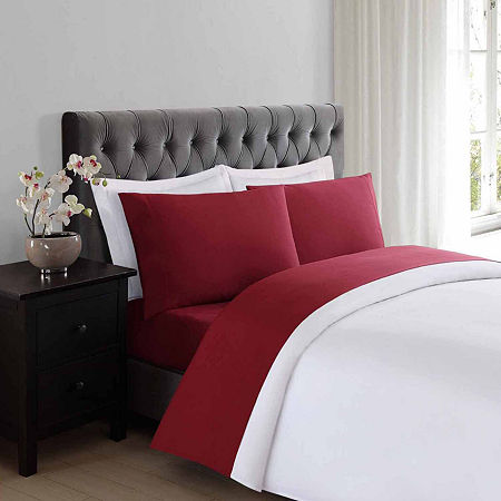Click here for Truly Soft Everyday Sheet Set  Twin Xl - Burgundy prices