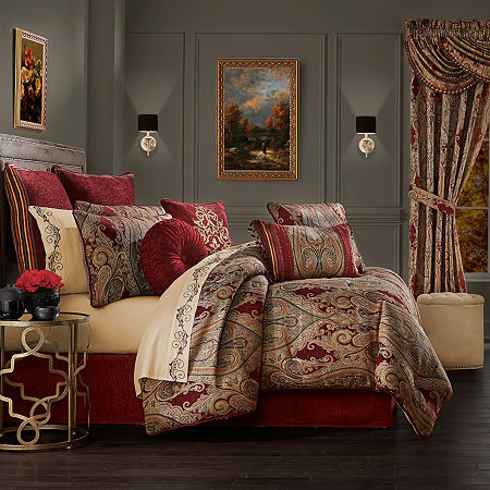 Click here for J Queen New York Garnet 4-Pc. Comforter Set  King... prices