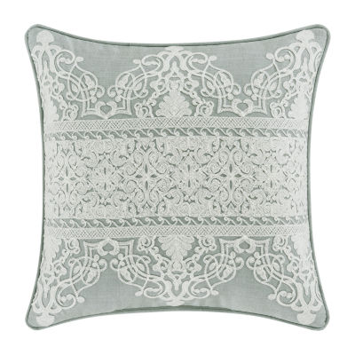 Queen Street Patrice Square Throw Pillows, Color: Spa - JCPenney