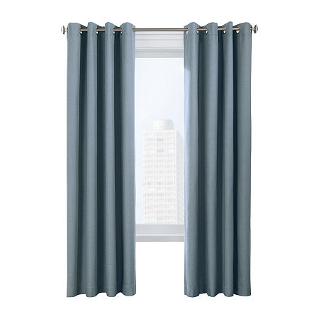 Thermaplus(tm) Ventura Grommet Curtain Panel Pair - 78 Width