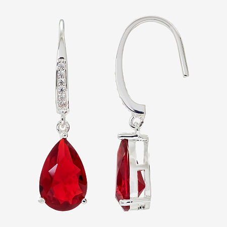Click here for Sparkle Allure Womens Red Crystal Pure Silver Over... prices
