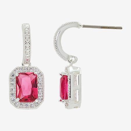 Click here for Sparkle Allure Womens Pink Crystal Pure Silver Ove... prices