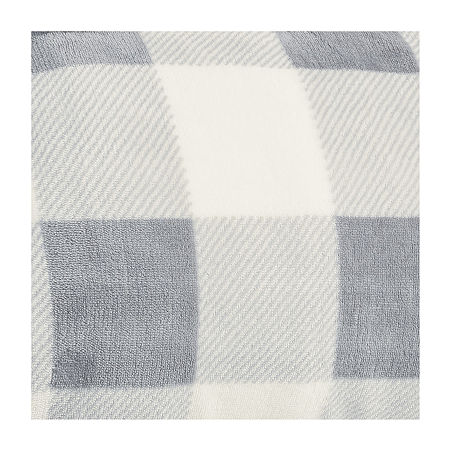 Click here for Eddie Bauer Mountain Plaid Chrome Sherpa Blanket prices
