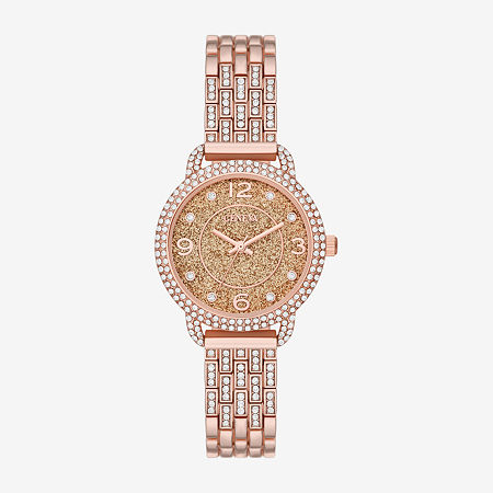 Click here for Geneva Geneva Ladies Womens Crystal Accent Rose Go... prices