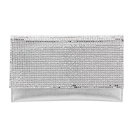 Click here for I. Miller Rylen Crystal Clutch  One Size  Silver prices