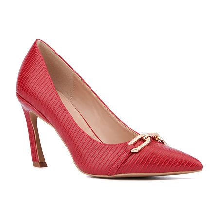 Womens New York & Company Katerina Lizard Pumps