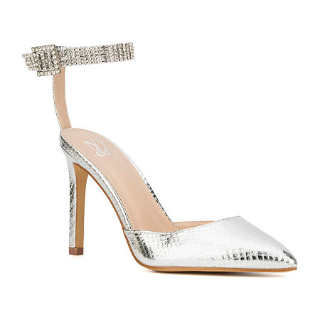Click here for Womens Mallory Heel Pump - Silver prices