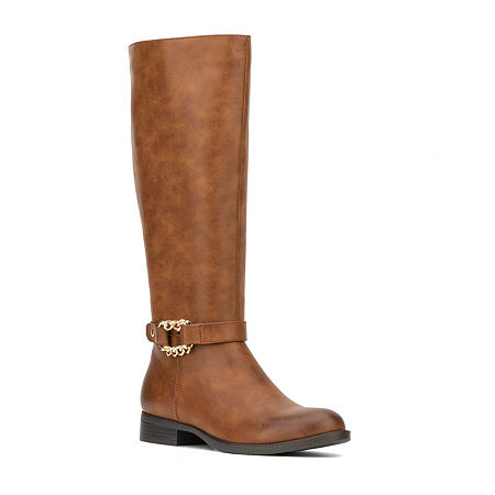 Click here for New York & Company Womens Eliza Stacked Heel Chels... prices