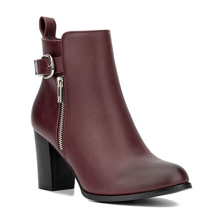 Click here for New York & Company Womens Angie Stacked Heel Booti... prices