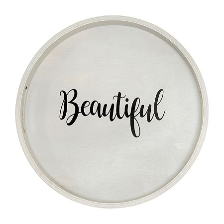 Click here for Elegant Designs(tm) Decorative 13.75 Wood Tray - 1... prices