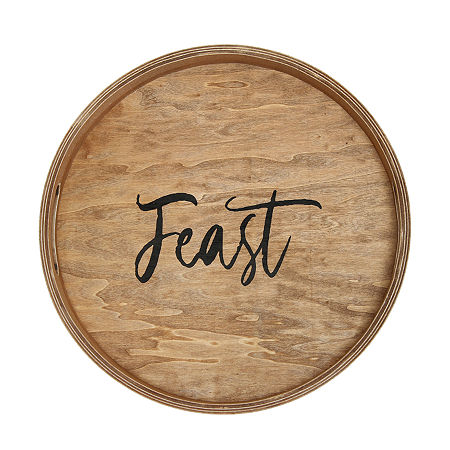 Elegant Designs(tm) Decorative 13.75 Wood Tray - 17 Styles