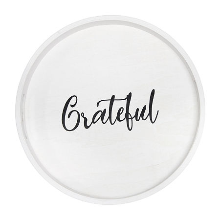 Elegant Designs(tm) Decorative 13.75 Wood Tray - 17 Styles