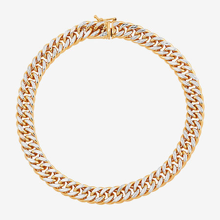 Click here for Unisex Adult 14K Gold 9 Inch Hollow Curb Chain Bra... prices