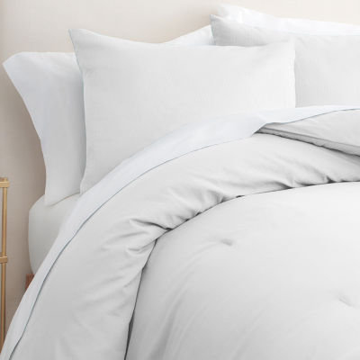 Gaiam® Relax 100% Cotton Garment Washed Ribbed 3pc Comforter Set - JCPenney