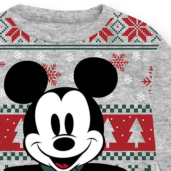 Toddler Boys Crew Neck Long Sleeve Mickey Mouse Graphic T-Shirt, Color ... Toddler Boys Crew Neck Long Sleeve Mickey Mouse Graphic T-Shirt, Color ...