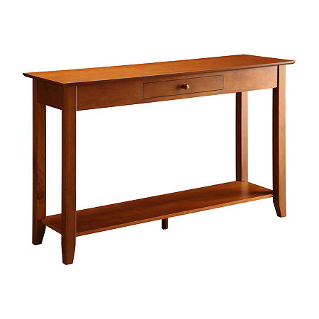 Click here for American Heritage 1 Drawer Console Table with Shel... prices