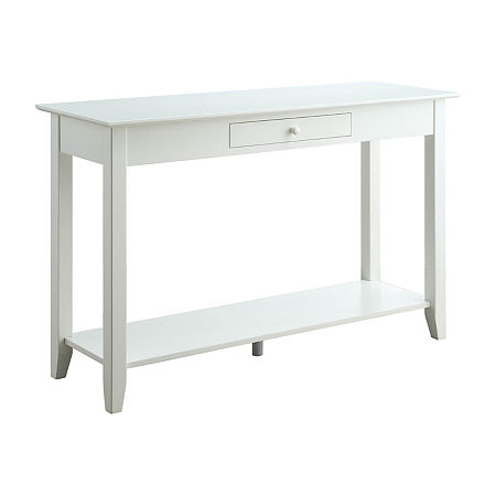 Click here for American Heritage 1 Drawer Console Table with Shel... prices