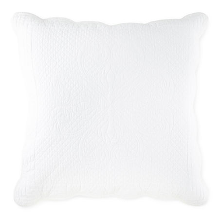 Click here for Hudson & Main Audrey Euro Sham  One Size  White prices