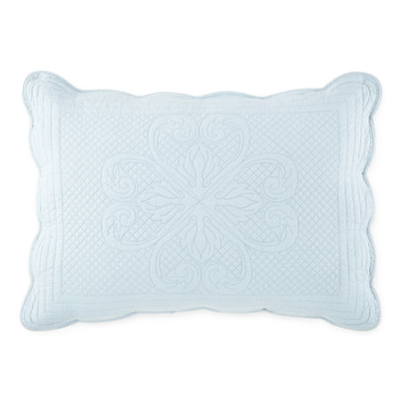 Click here for Hudson & Main Audrey Pillow Sham  One Size  Blue prices