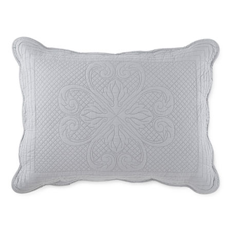 Click here for Hudson & Main Audrey Pillow Sham  One Size  Gray prices