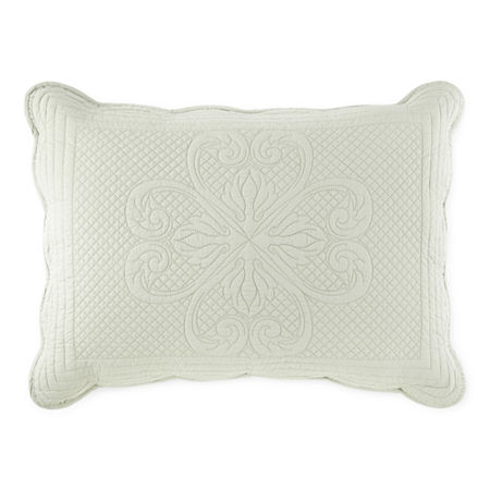 Click here for Hudson & Main Audrey Pillow Sham  One Size  Green prices