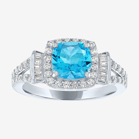 Click here for Womens Genuine Blue Topaz Sterling Silver Cocktail... prices